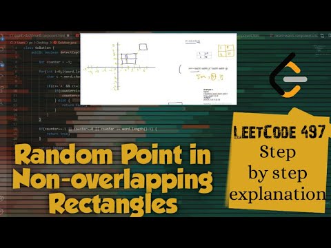 Random Point In Non Overlapping Rectangles Leetcode August Challenge