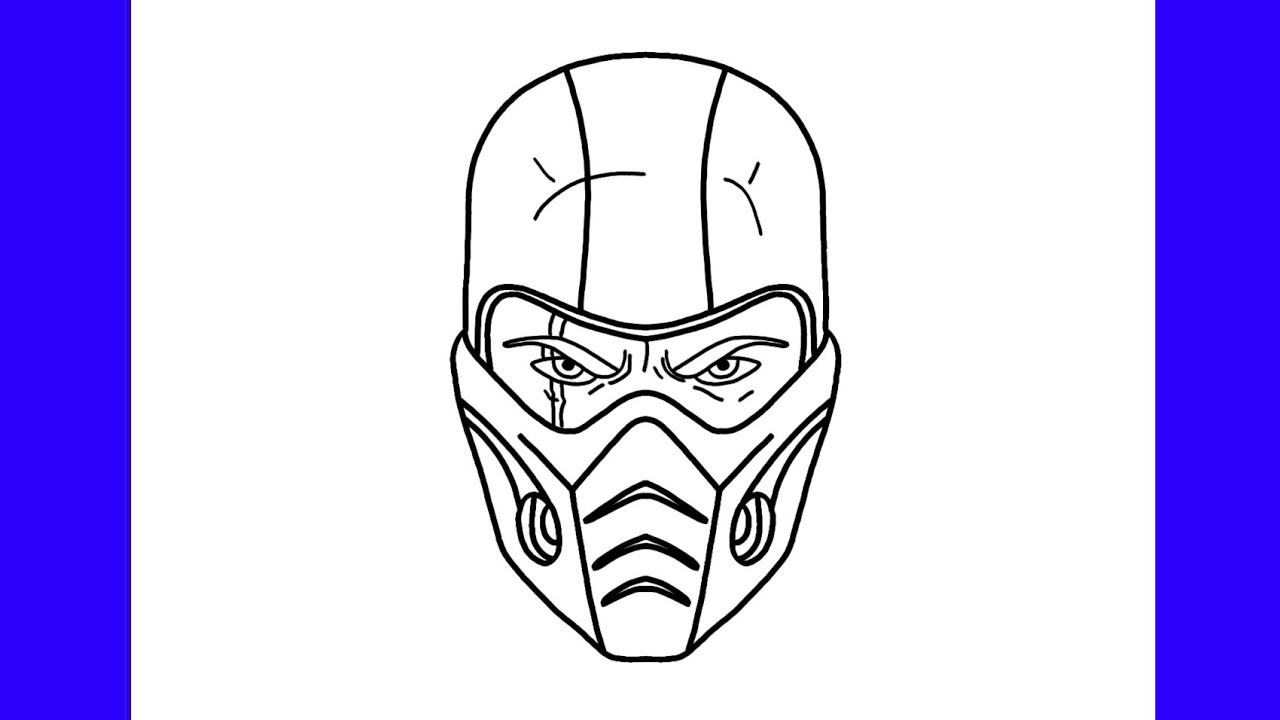Sub Zero Mortal Kombat 9 Drawing