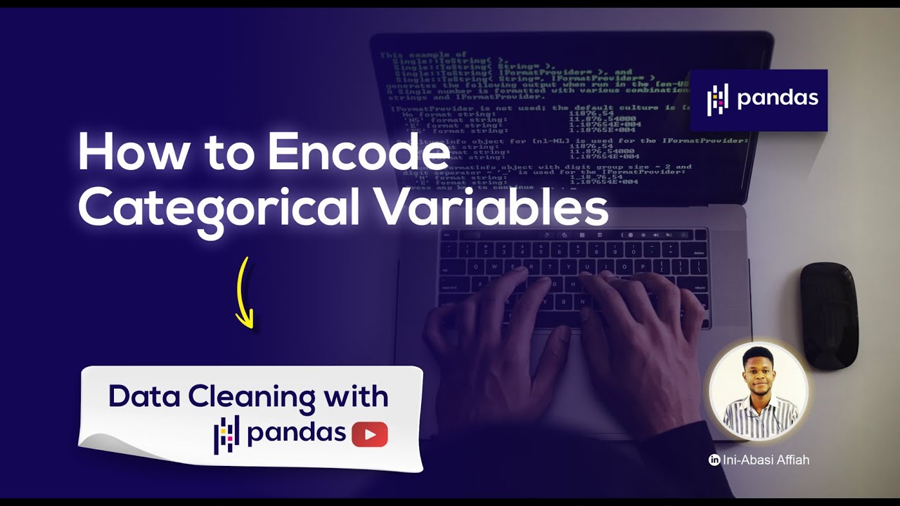 How To Encode Categorical Variables Using Pandas Youtube