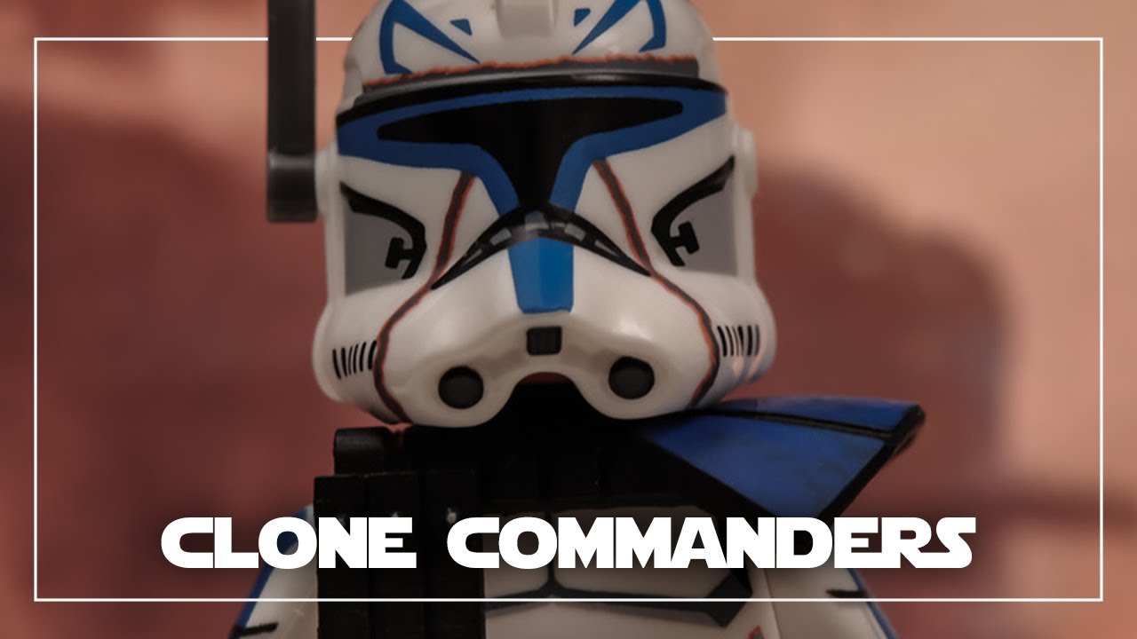 Lego Star Wars Clone Trooper Commander Captain Collection Youtube