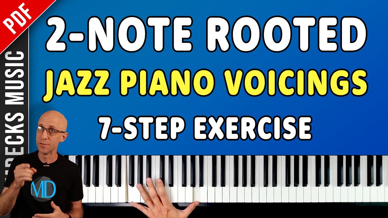 Easy Jazz Piano Voicings 2 Note Left Hand Voicings Every Musician