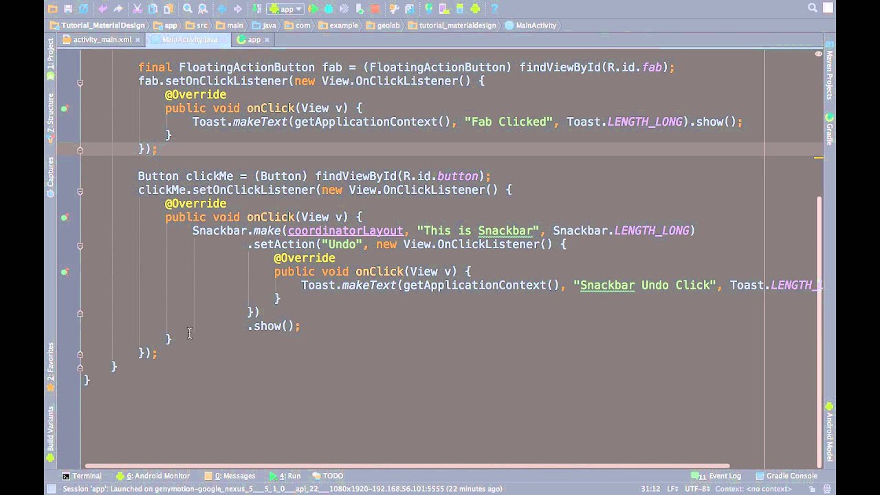 Tutorial Materialdesign Textinputlayout 06 Youtube