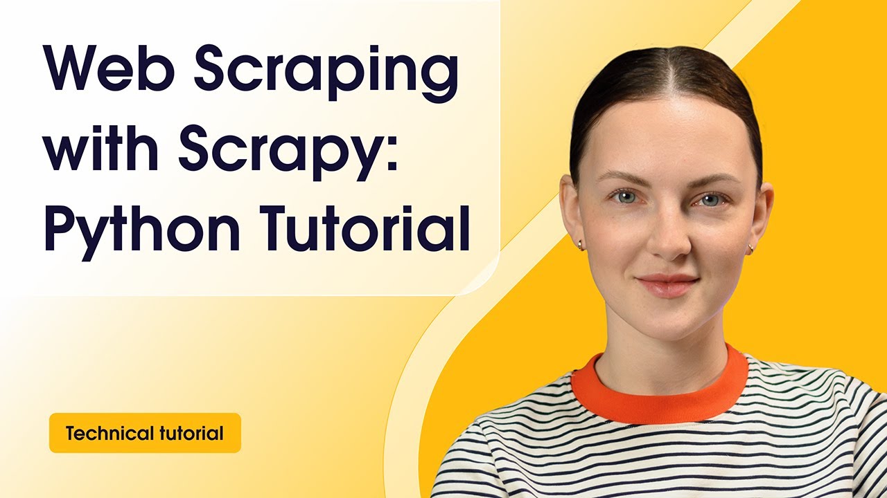 Web Scraping With Scrapy Python Tutorial Youtube