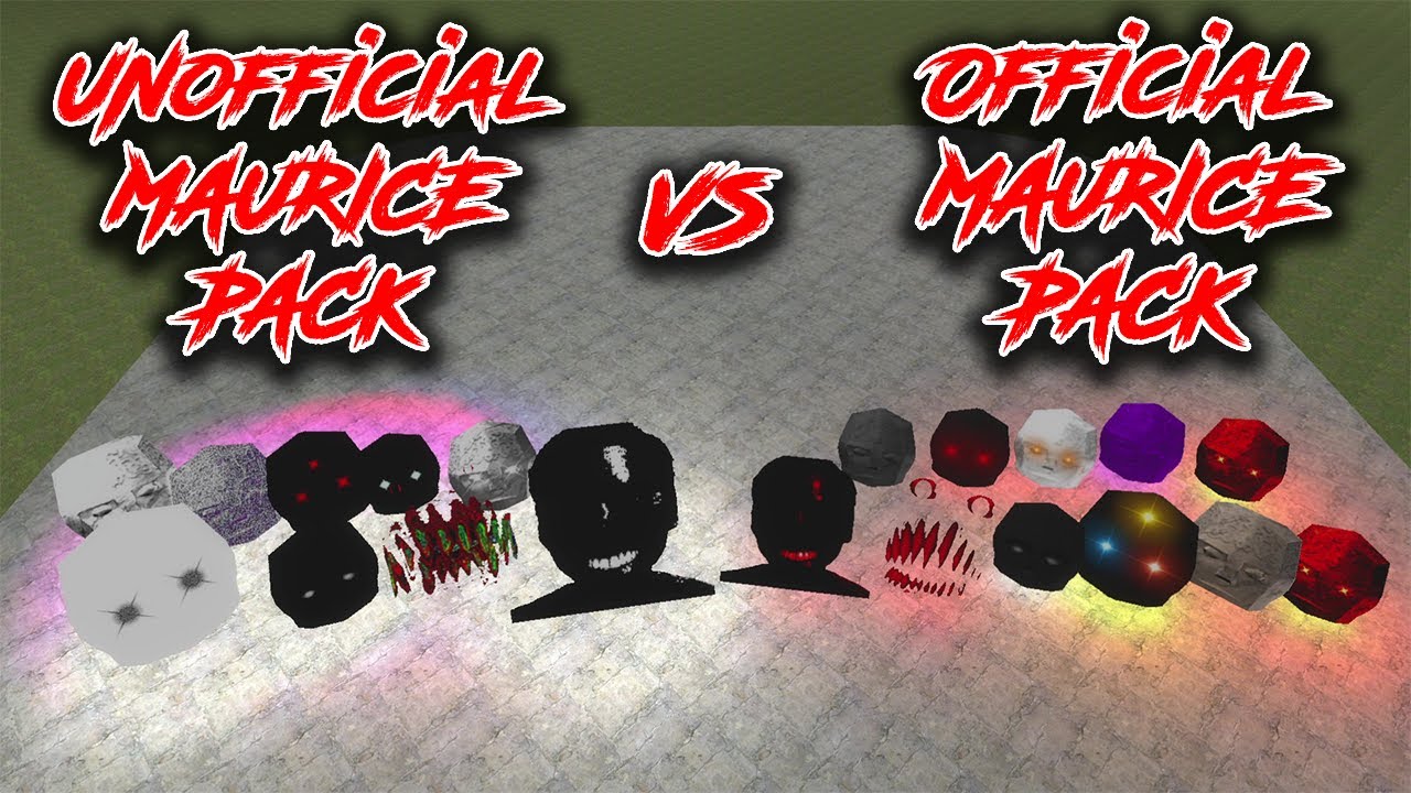 Maurice Nextbot Pack Vs Unofficial Maurice Pack Youtube