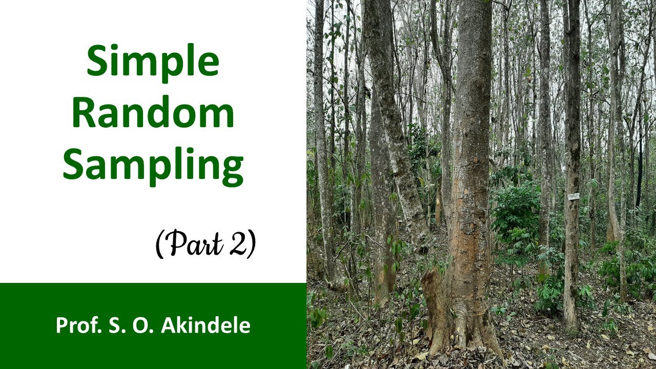 Simple Random Sampling Part 2 Youtube