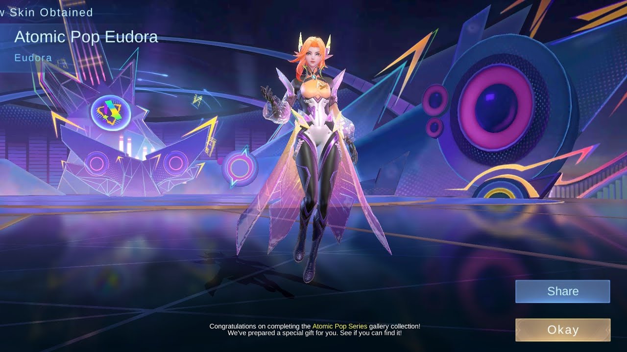 Atomic Pop Eudora New Skin Obtained Youtube