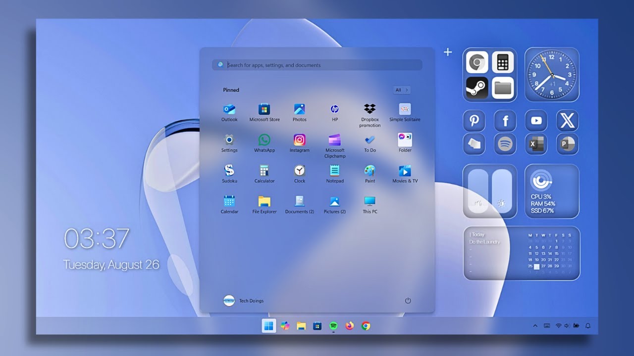 Make Windows 11 Look Stunning With Acrylic Effects Youtube