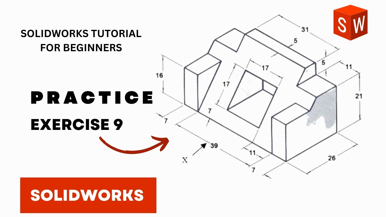 Solidworks Basic Practice Exercises For Beginners Solidworks