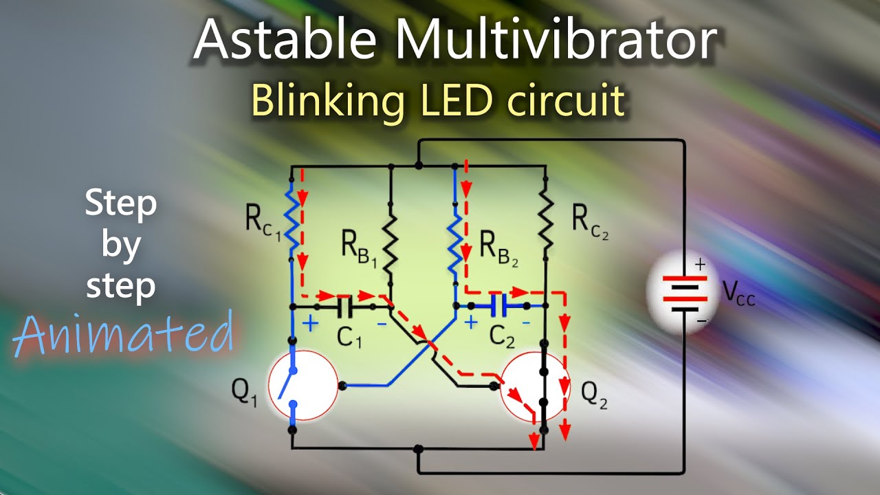 Transistor Astable Multivibrator Circuit Astable Multivibrators