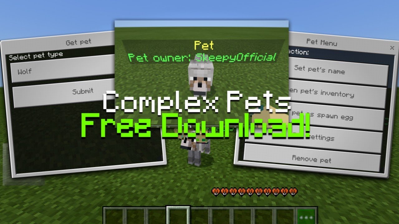 Pocketmine Plugin Pets Free Download Youtube