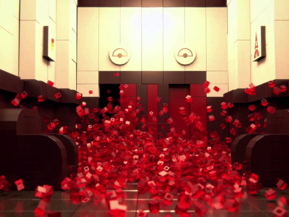 Lego The Shining Blood Elevator Scene Youtube
