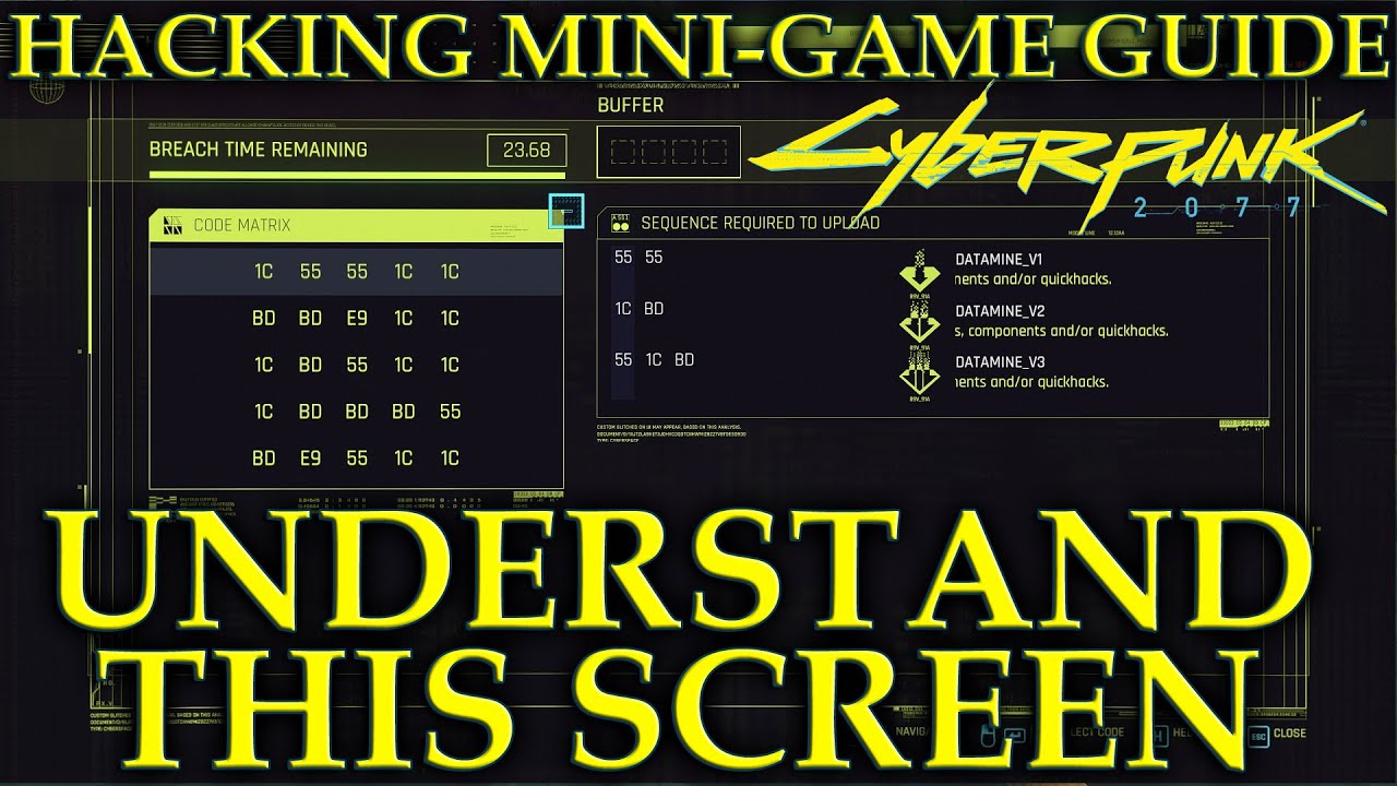 Cyberpunk 2077 Breach Protocol Intro Guide Hacking Minigame Explained