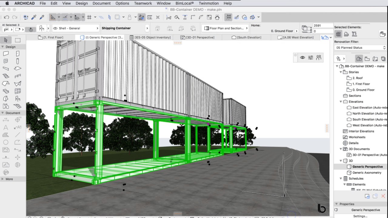 Container Example Youtube