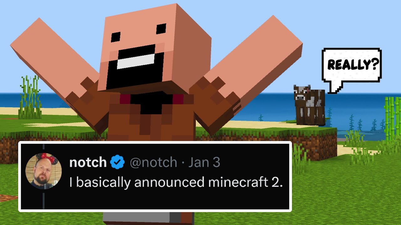 Notch Announced Minecraft 2 Its Confusing Youtube