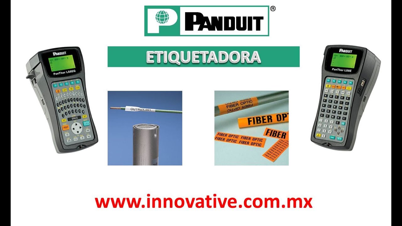 Etiquetadora Impresora Rotuladora Marca Panduit Youtube