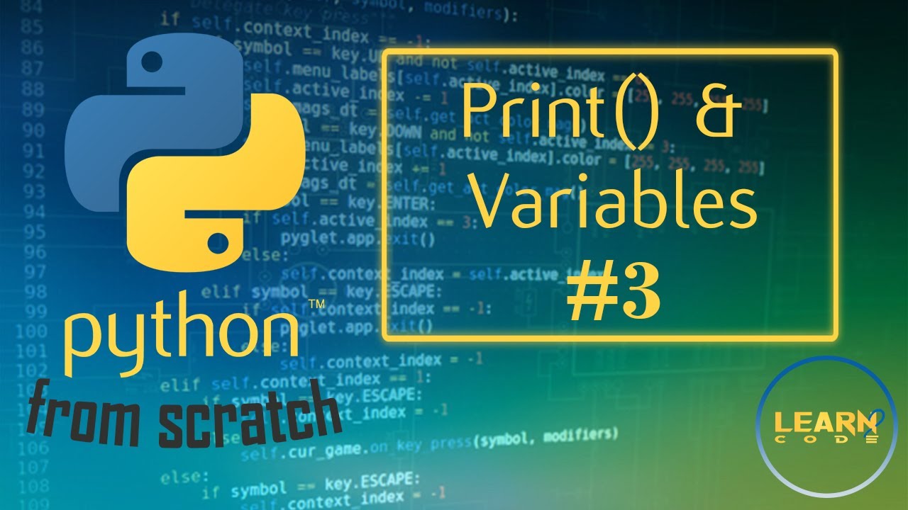 Python Course 3 Variables Declaration And Manipulation And Print