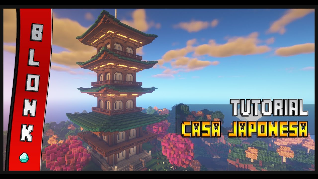 Como Hacer Una Casa Japonesaрџњё Fгѓcil En Minecraft Youtube