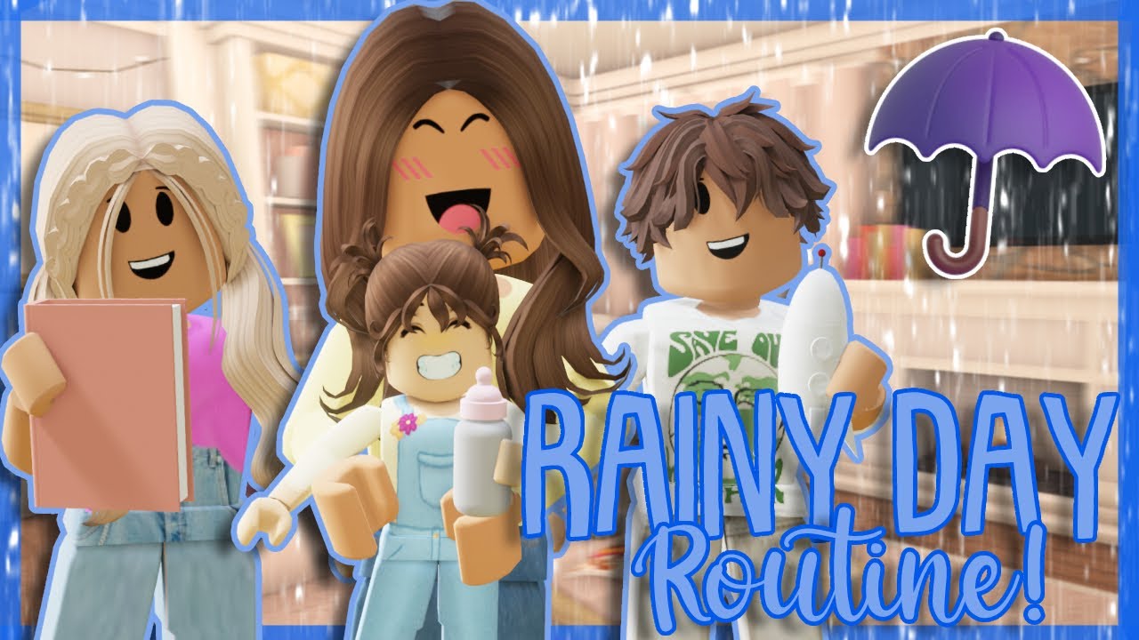 Spring Thunderstorm Routine ôøê å Roblox Bloxburg Family Roleplay Youtube