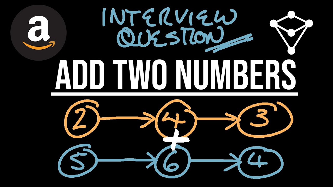 Add Two Numbers Leetcode 2 Javascript Youtube