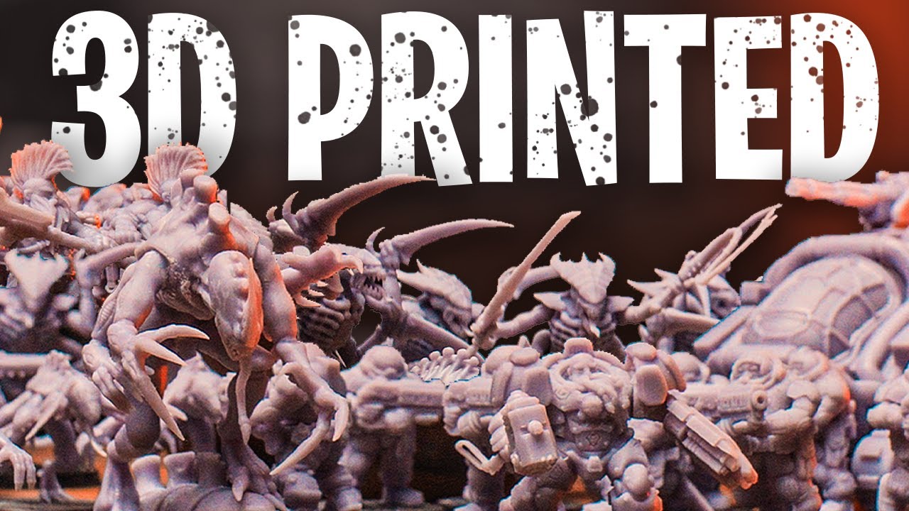3d Printing Warhammer 40k With 1 Liter Of Resin Youtube