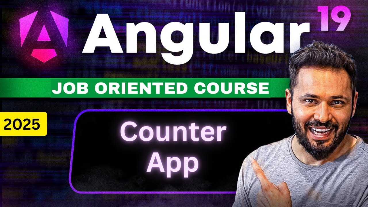 Angular 19 Tutorial 11 Make Counter App Youtube