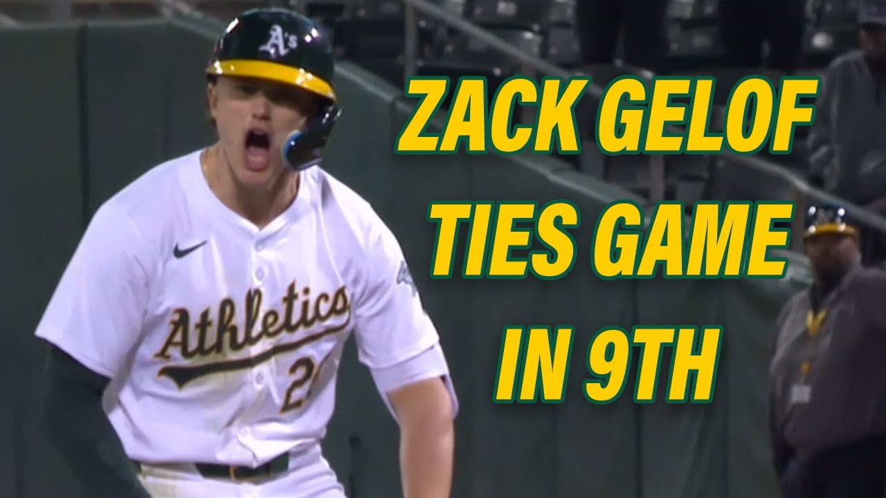 Zack Gelof Ties Game In 9th Inning Vs Rockies 5 22 24 Oakland A S