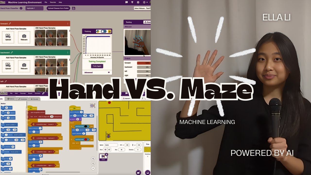 Hand Vs Maze Building A Hand Controlled Maze Game With Machine