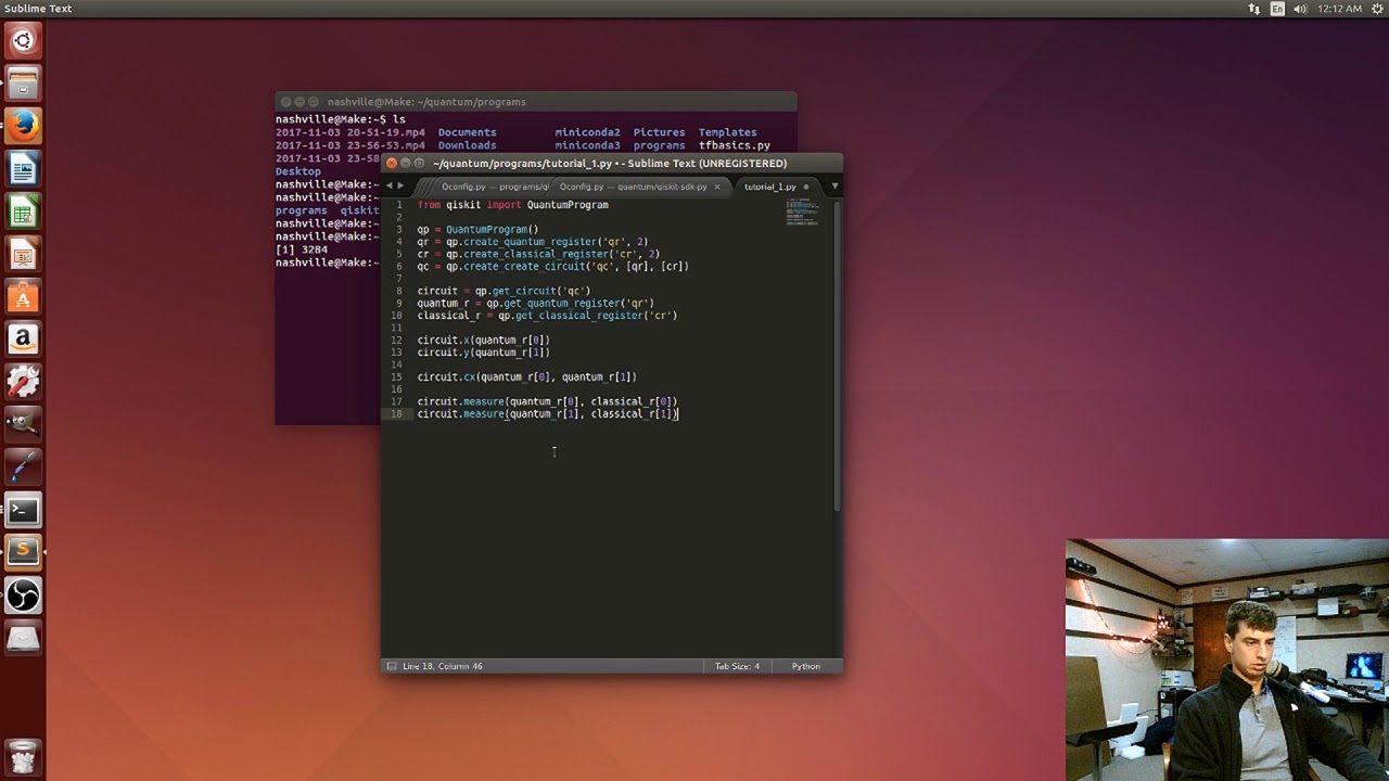 Lecture 2 Building Our First Quantum Computer Program In Python Youtube