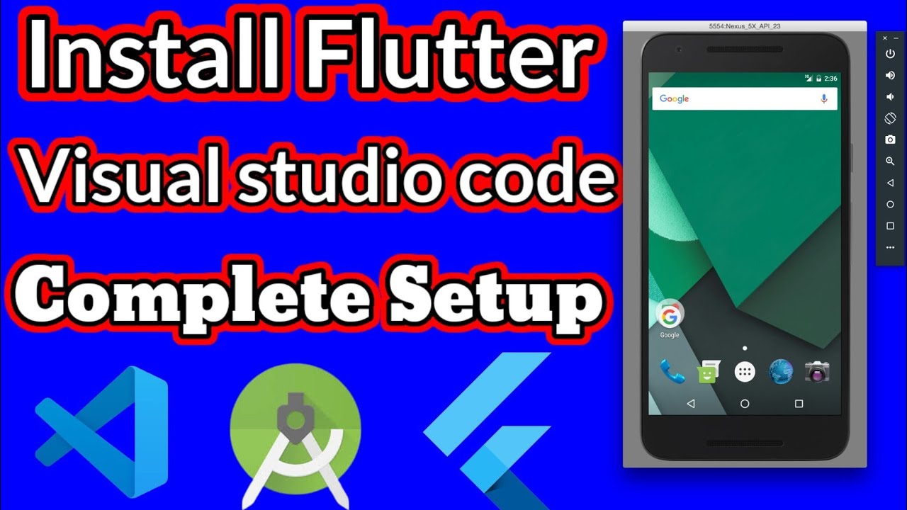Installation Flutter Vs Code Complete Setup Tutorial Android Studio