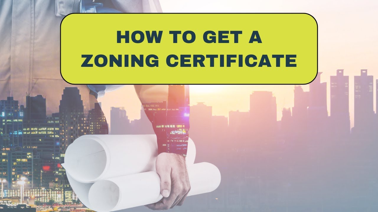 How To Get A Zoning Certificate Youtube
