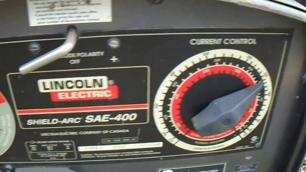 Lincoln Sae 400 Amp Welder Youtube