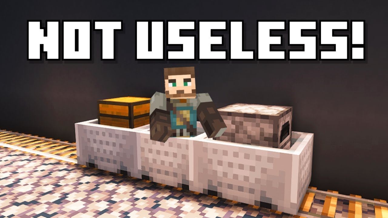 6 Creative Uses For Furnace Minecarts In Minecraft Youtube