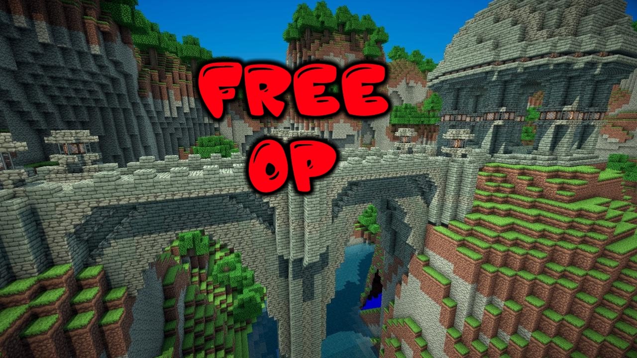 Free Op Minecraft Server For All Versions Youtube