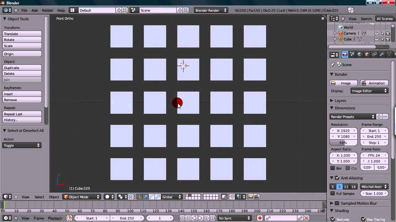 Selecting Multiple Objects In Blender