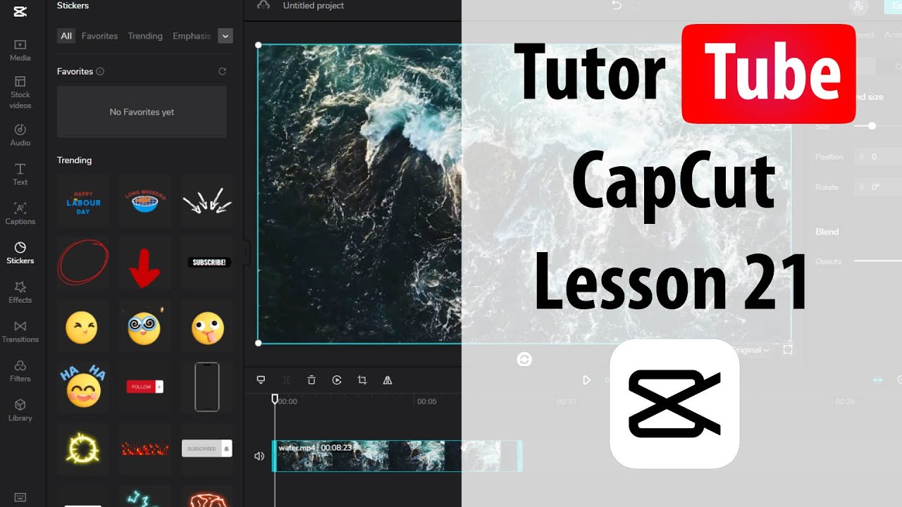 Capcut Lesson 21 Applying Animations Youtube