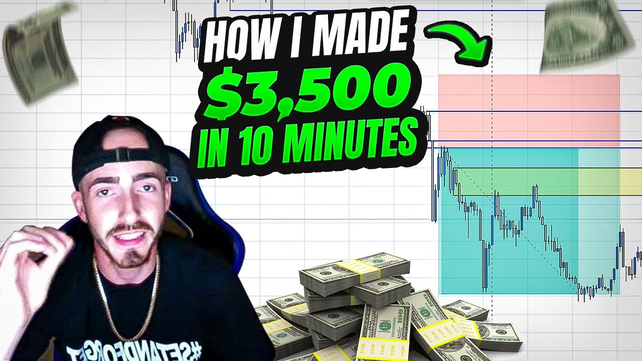 How I Made 3500 In 10 Minutes Trading Forex Youtube