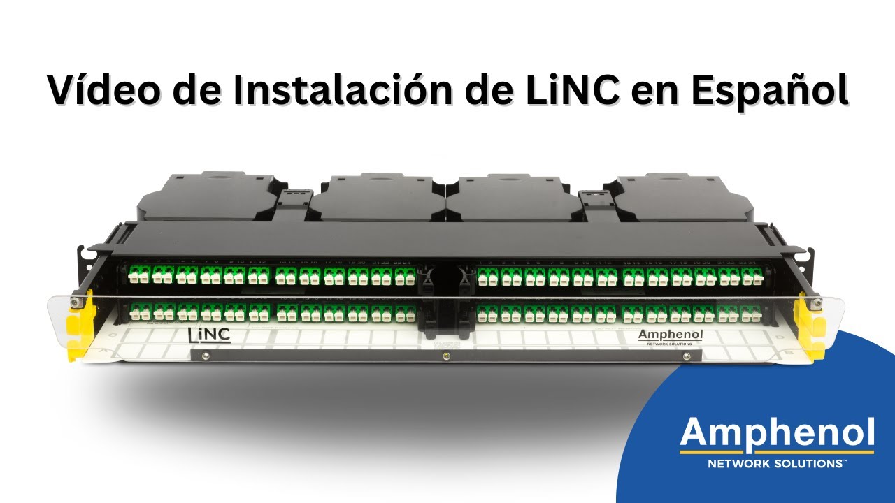 Amphenol Network Solutions Linc Installation Video Español Youtube