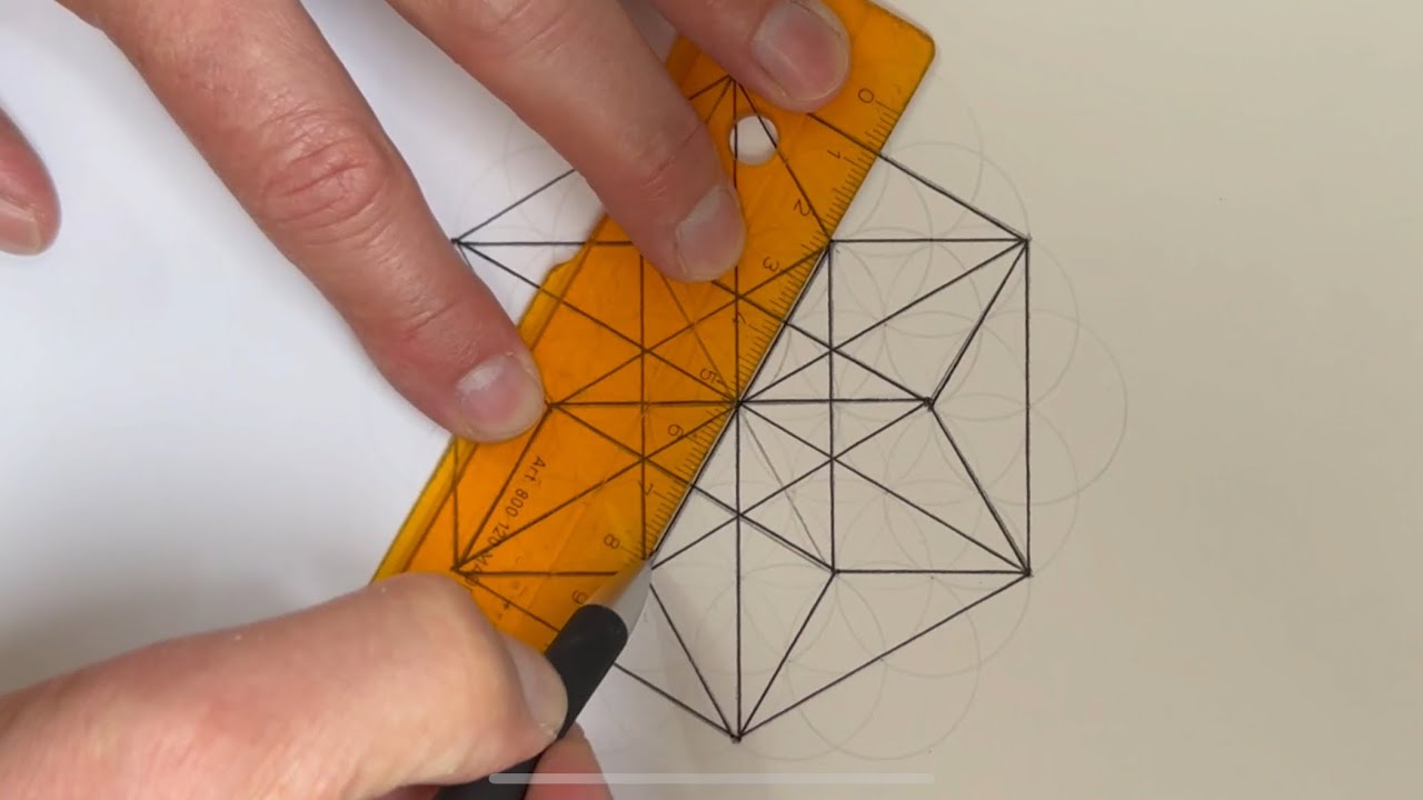 How To Draw The Vector Equilibrium By Hand Full Version Youtube