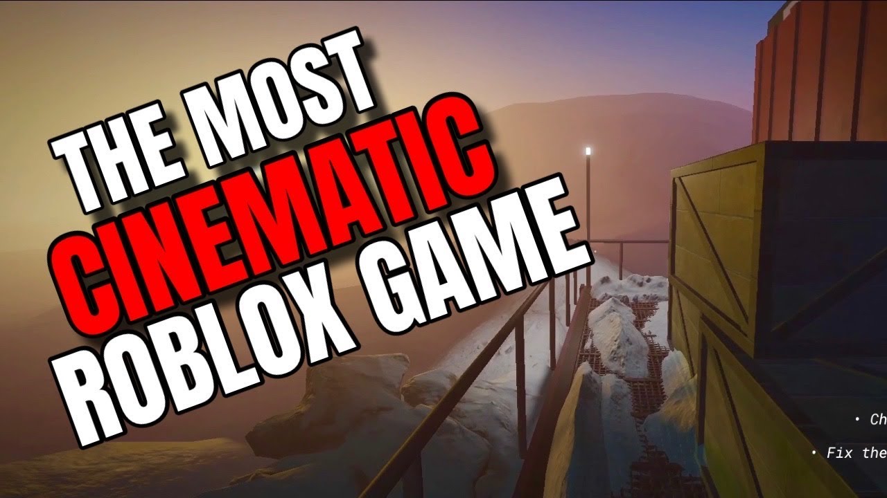 The Most Cinematic Roblox Game Youtube