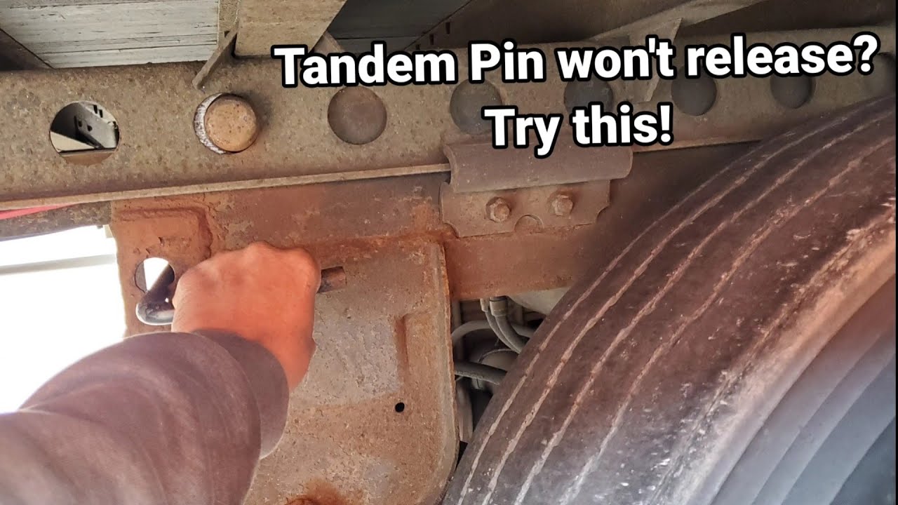 Tandem Trailer Pin Won T Release Hear Is How To Pull Your Pin And