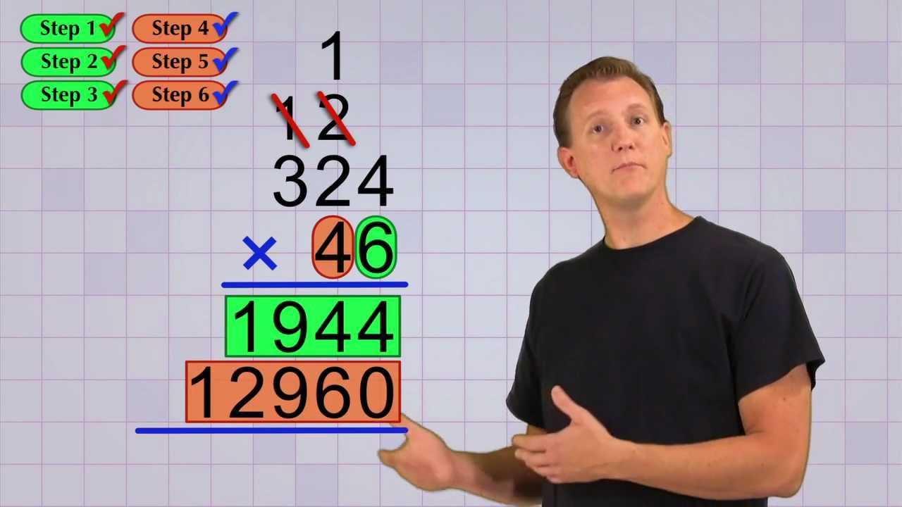 Math Antics Multi Digit Multiplication Pt 2 Youtube