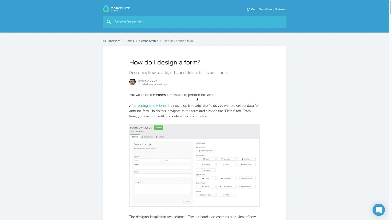Forms Training Session Youtube