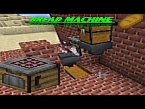 How To Make Automatic Bread Machine In 1 21 With Crafter Minecraft