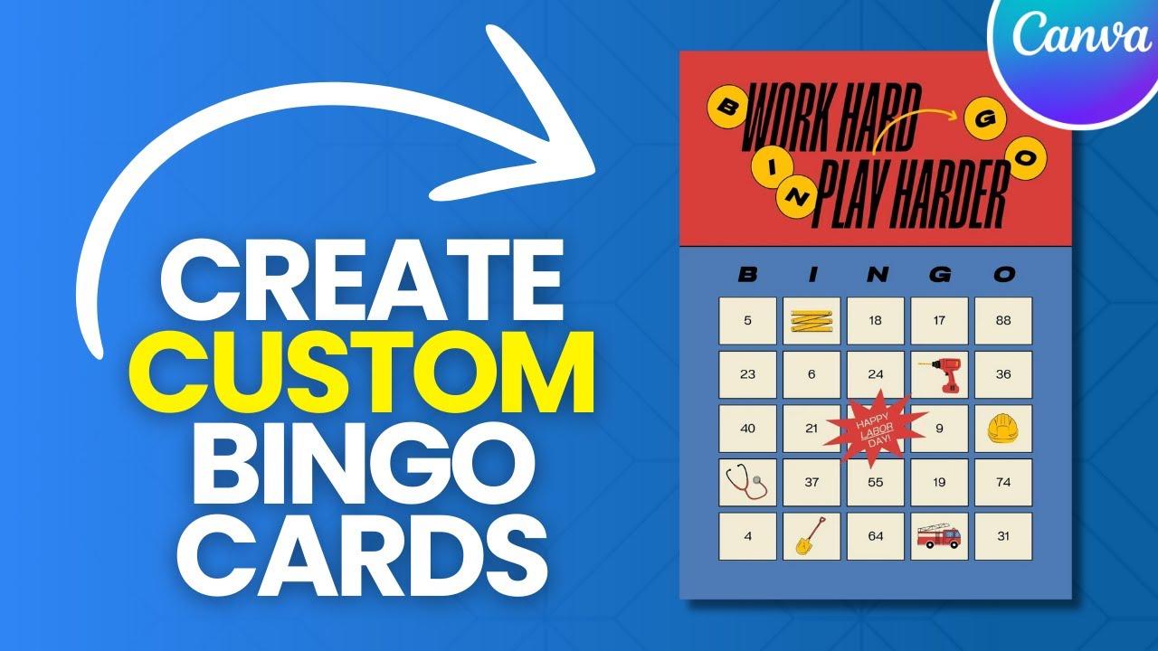 How To Create Custom Bingo Cards In Canva 2024 Youtube
