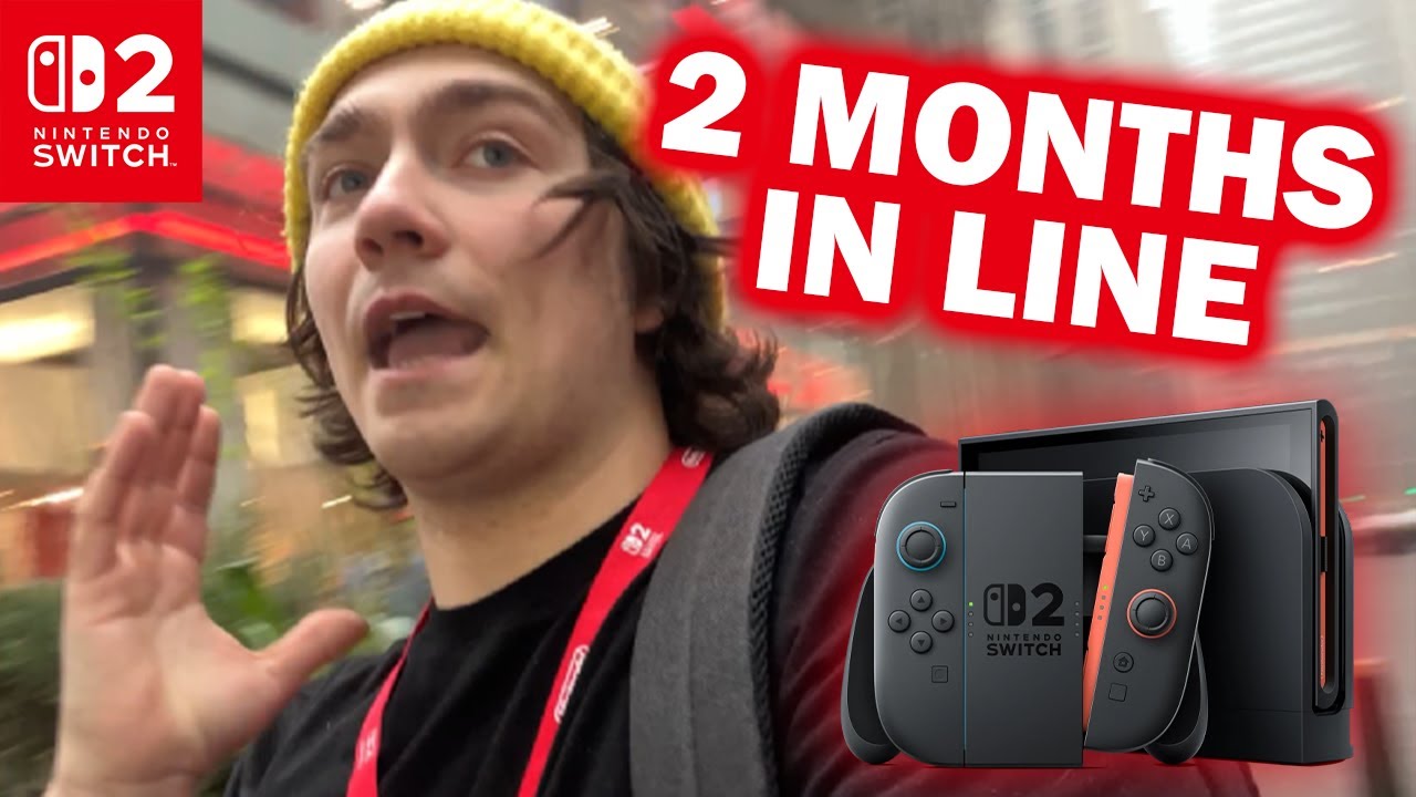 Day 1 Got On Nintendo News For Being First In Line For The Nintendo