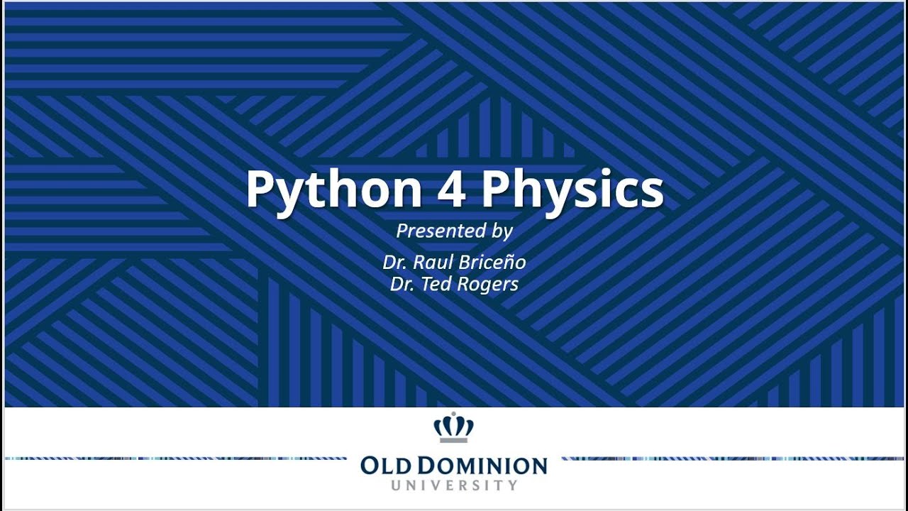 Python 4 Physics 7 21 2020 Youtube