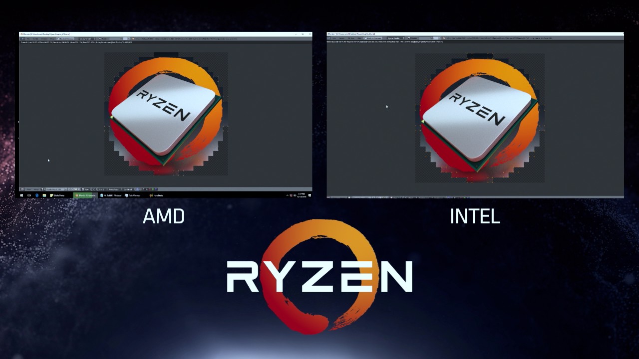 Amd Ryzen邃 Blender Demo Youtube