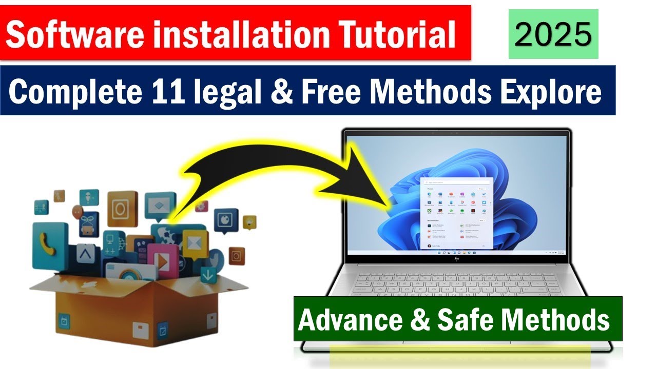 How To Install Software On Windows 10 11 Pc For Free And Legally