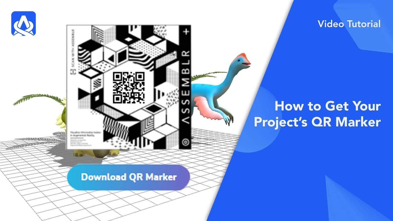 How To Get Your Project S Qr Marker Assemblr Studio Web Tutorial