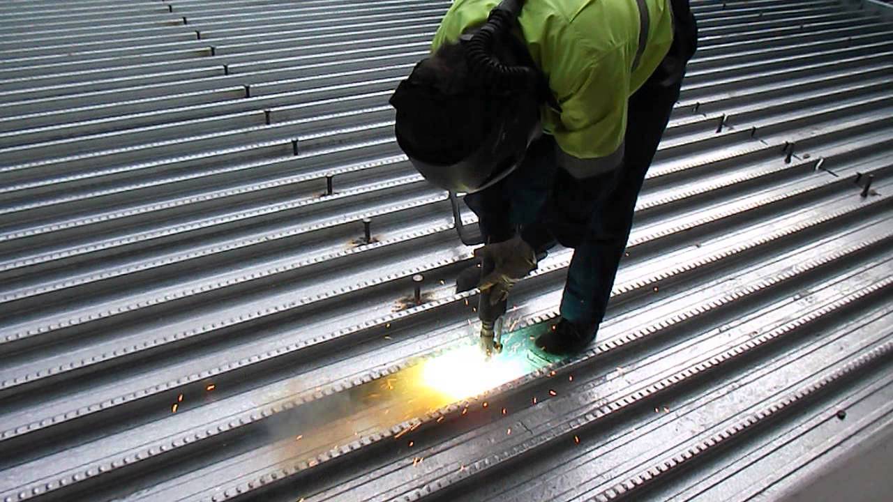 Shear Stud Install Youtube